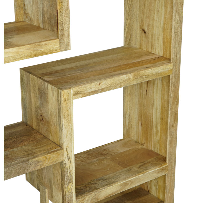 Union Rustic Quinton 175cm H x 120cm W Solid Wood Standard Bookcase & Reviews | Wayfair.co.uk